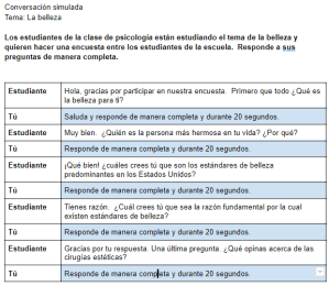 SCAFFOLDING THE AP SPANISH SIMULATED CONVERSATION – DIEGO OJEDA